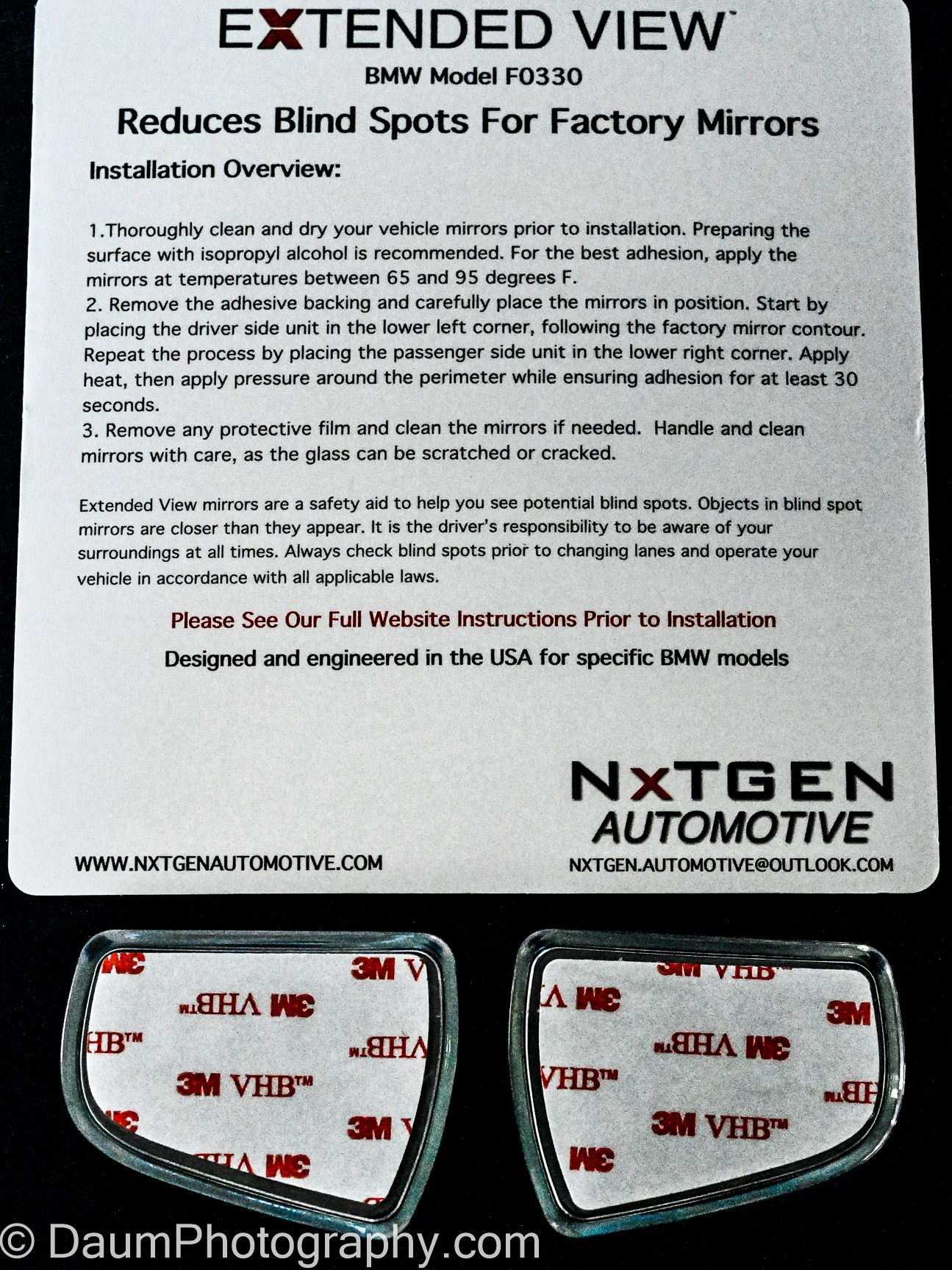 I can see you now: or how to eliminate virtually all your vehicle’s ...